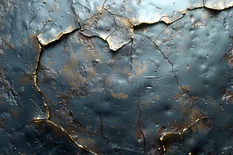 Flat Gray Metal Texture with Scratches and Grunge, Top View, Hyper ...