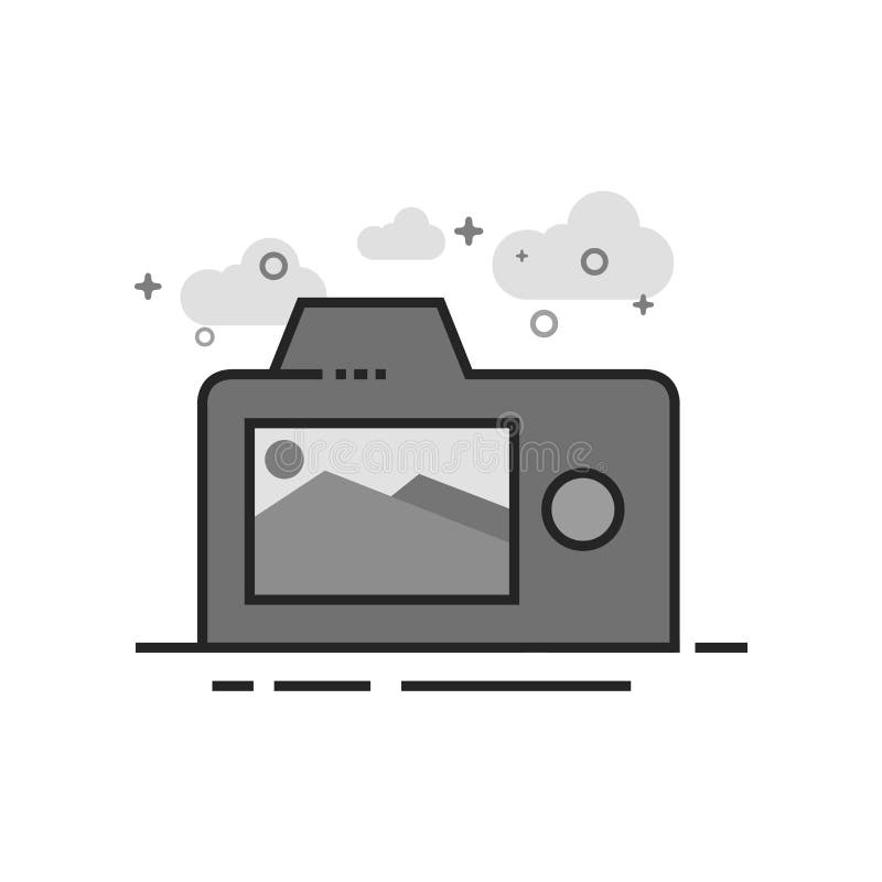 Grayscale Camera Stock Illustrations – 255 Grayscale Camera Stock ...
