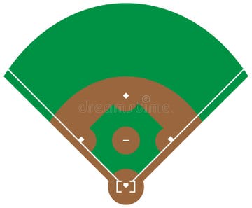 Baseball Field Overhead Stock Illustrations – 183 Baseball Field ...
