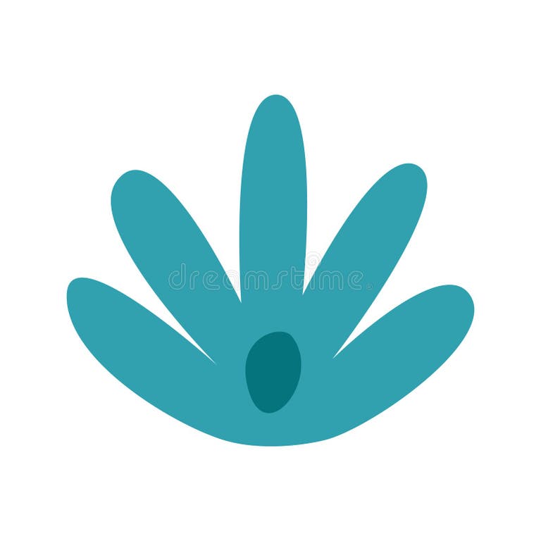 Flat Hand Drawn Vector Illustration of Grass Stock Vector ...