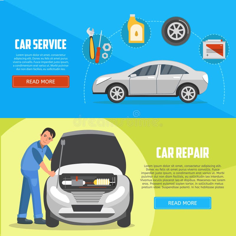 Mechanic Banners Stock Illustrations – 792 Mechanic Banners Stock ...