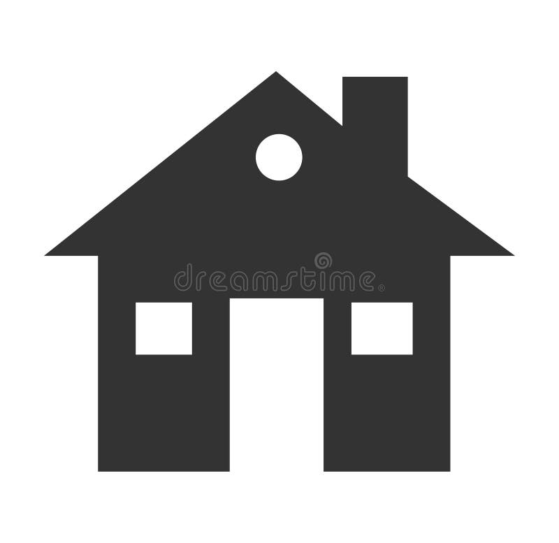 Flat House Icon , Home Symbol, Button for Web. Modern Vector Stock ...