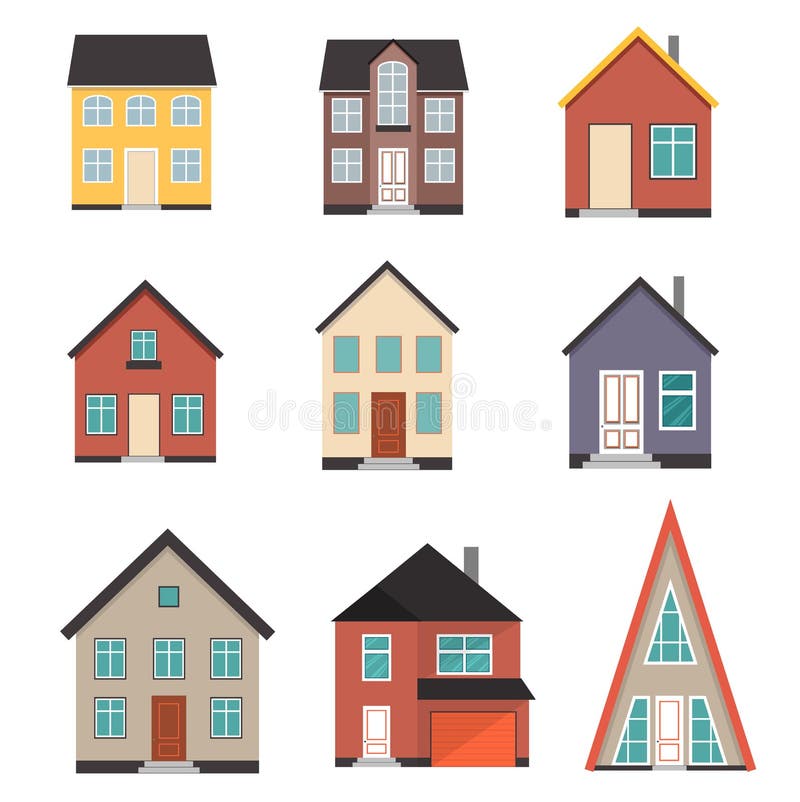 Different Types Housing Icon Stock Illustrations – 104 Different Types ...