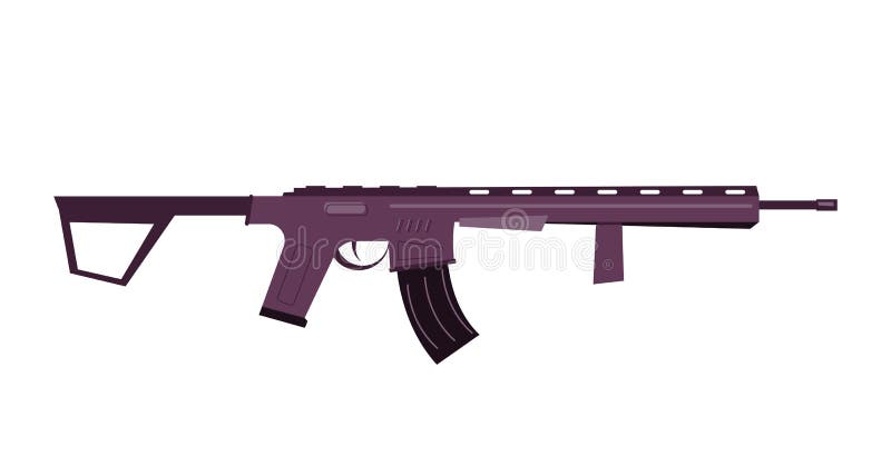 Automatic Weapon Icon. Rifle, Weapon. Military Equipment. Game Icon ...