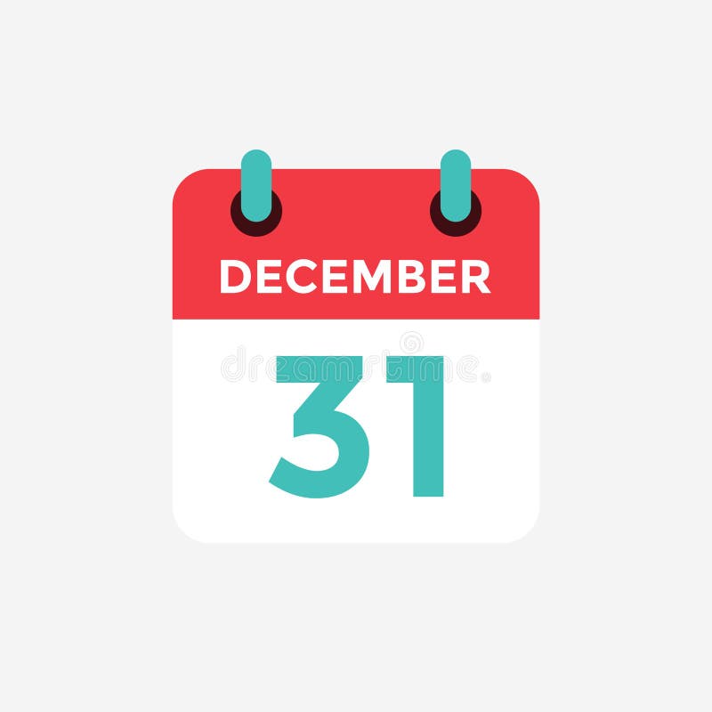 Calendar Date December 31 Stock Illustrations – 465 Calendar Date ...