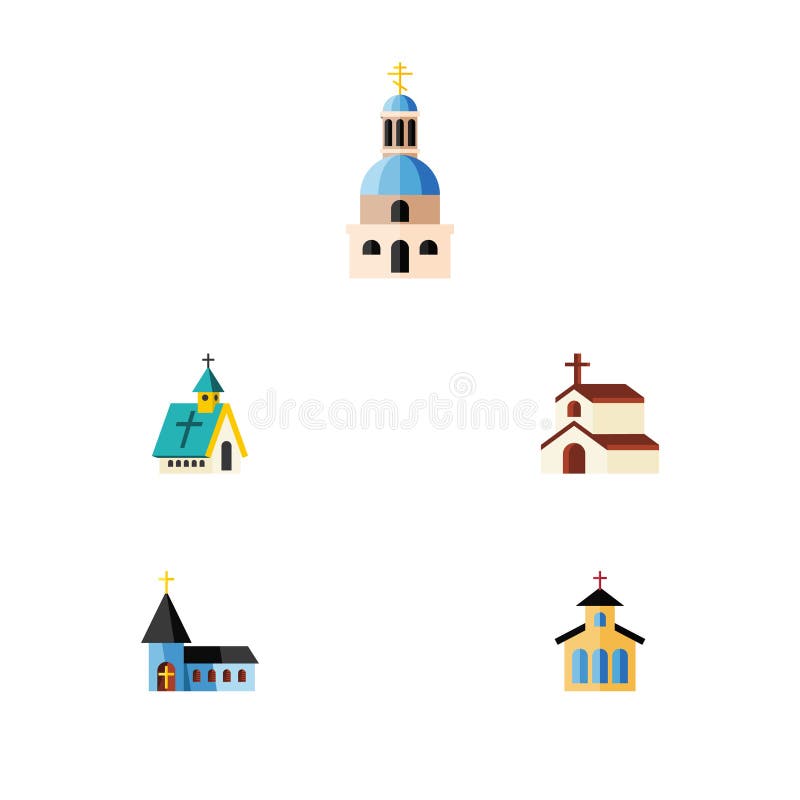 Flat Icon Christian Set of Catholic, Religion, Christian and Other ...