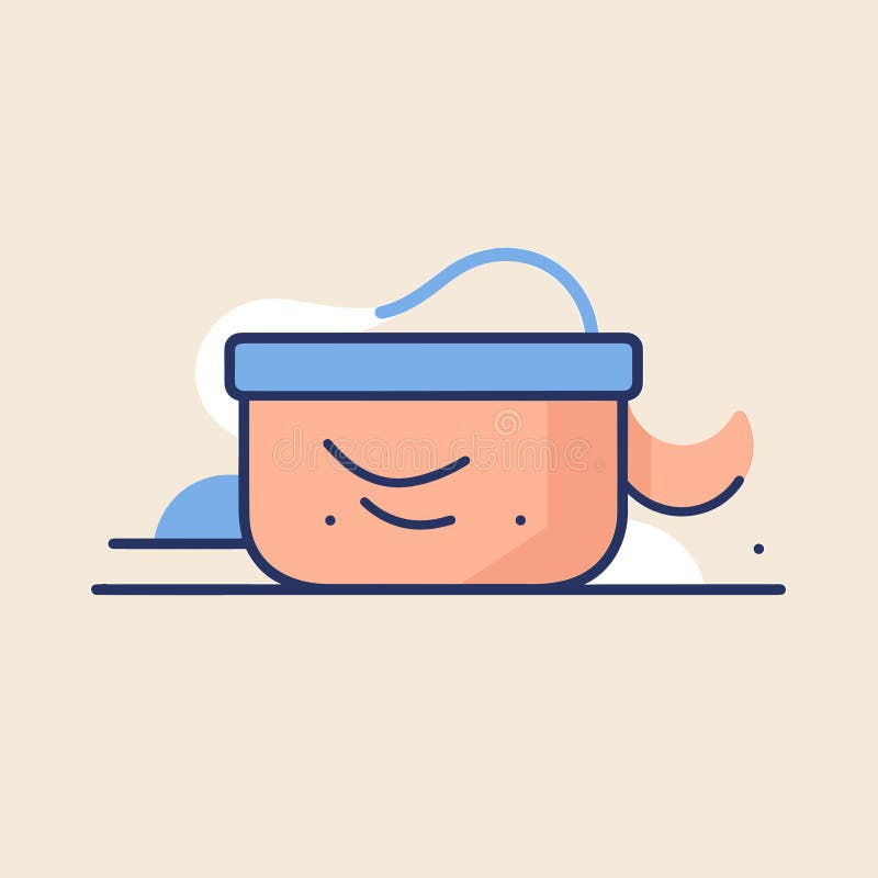 Vector of a Sleeping Face Icon in a Container Shape Stock Vector ...