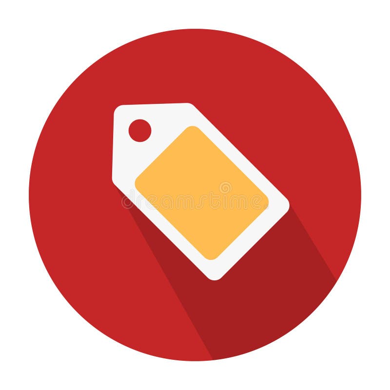 Flat Icon Design. Vector Label Tag Symbol. Discount Element, Coupon ...