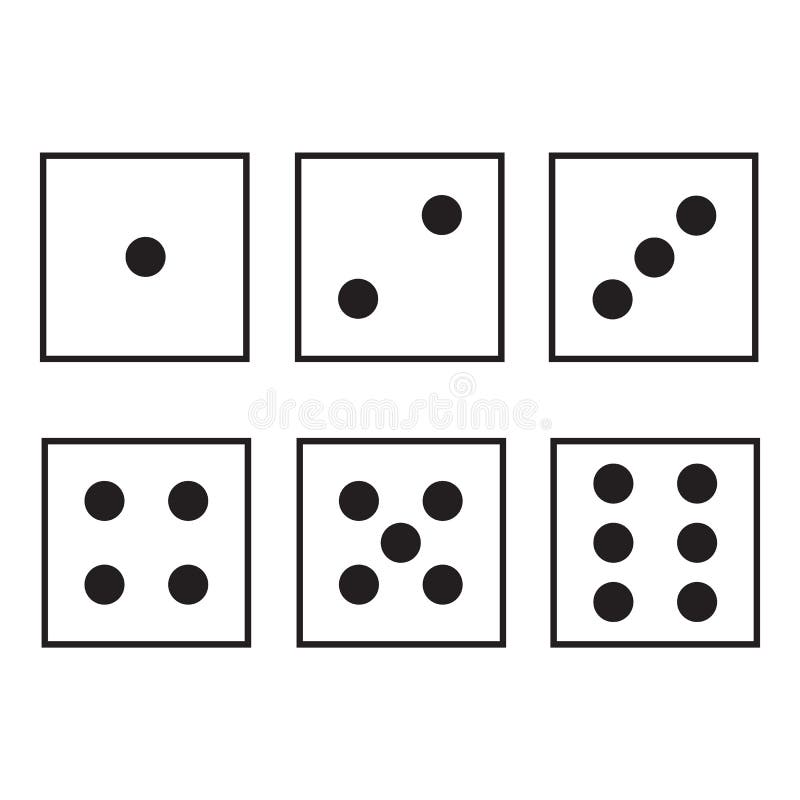 Flat icon dice stock vector. Illustration of flat, play - 130109078