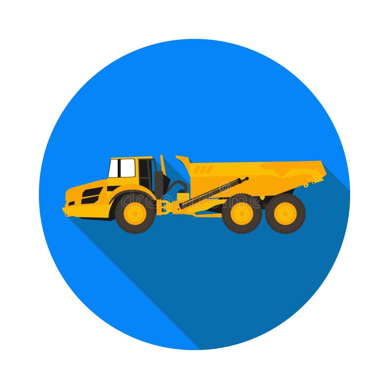 Articulated Hauler Dump Truck Stock Vector - Illustration of truck ...