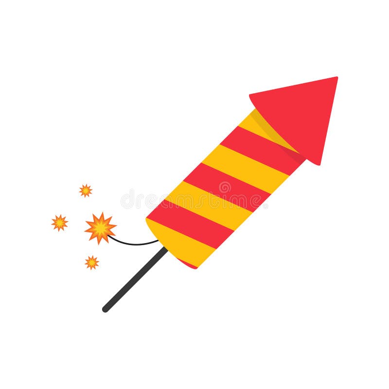 Firework Rocket Vector