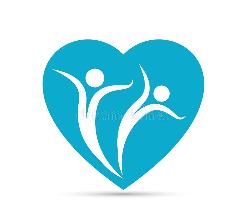 Flat Icon People in Heart Vector Design Element. Stock Vector ...