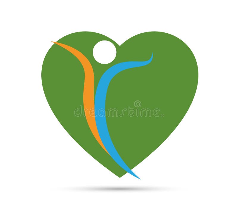 Flat Icon People Shaped Heart Vector Design Element. Stock Vector ...