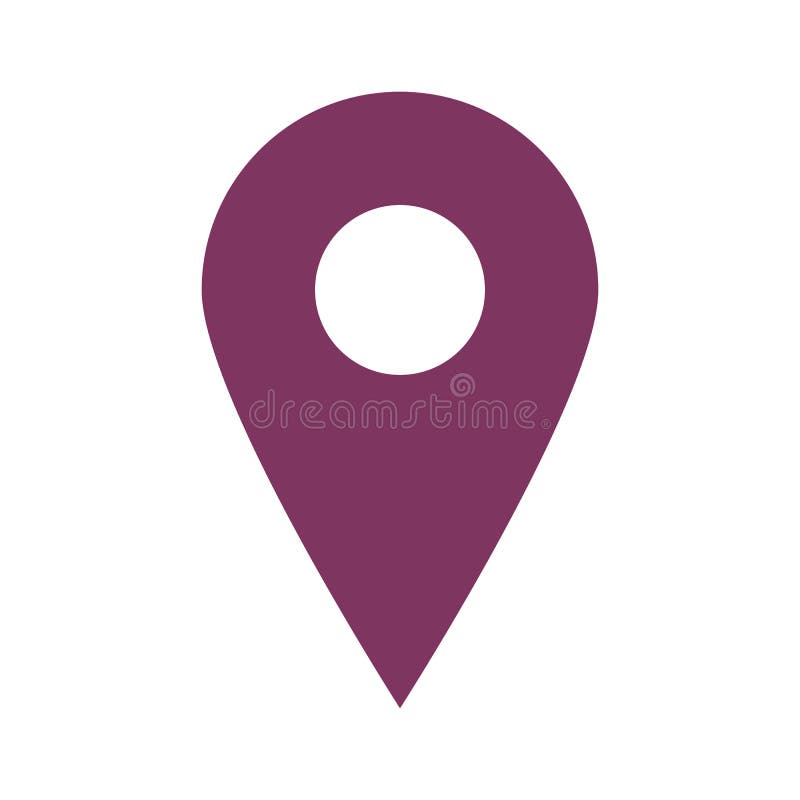 Flat icon pin stock vector. Illustration of distance - 107749720