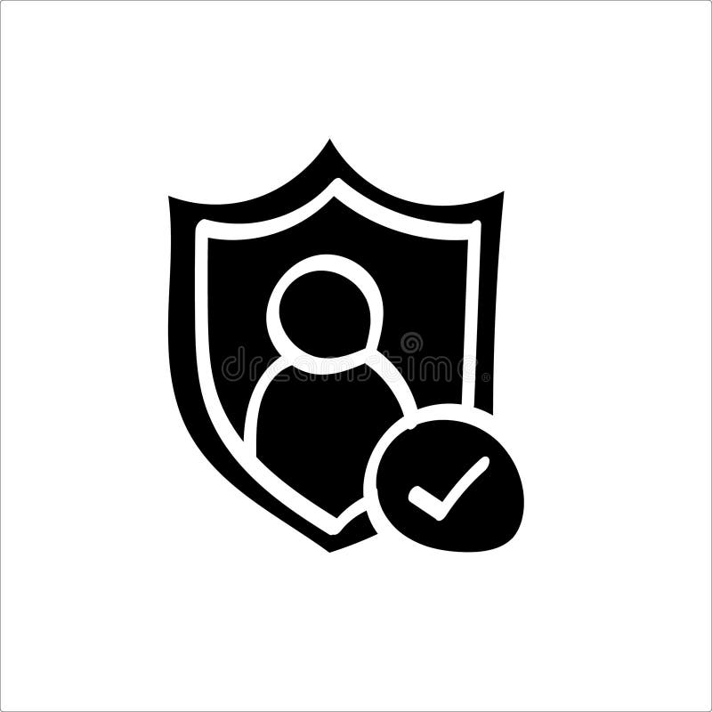 Flat Icon of Safe, Securite, Private, Privacy Vector Stock Vector ...