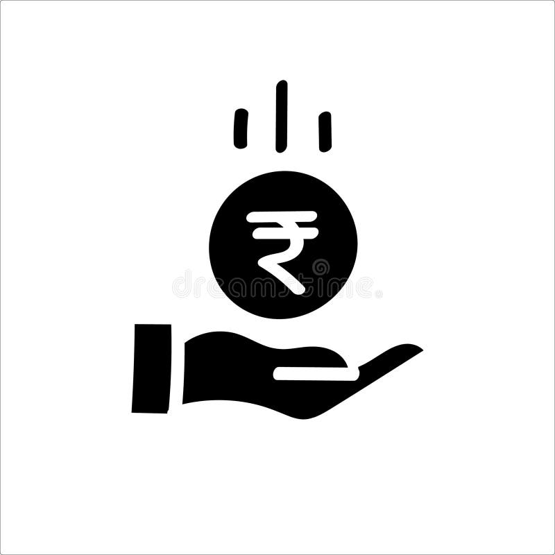 Flat icon of save money stock illustration. Illustration of money - 316045833