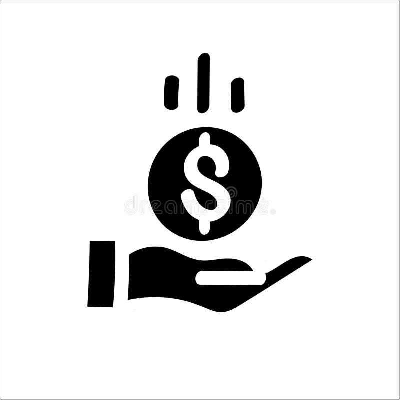 Flat Icon of Save Money Vector Stock Vector - Illustration of loan ...