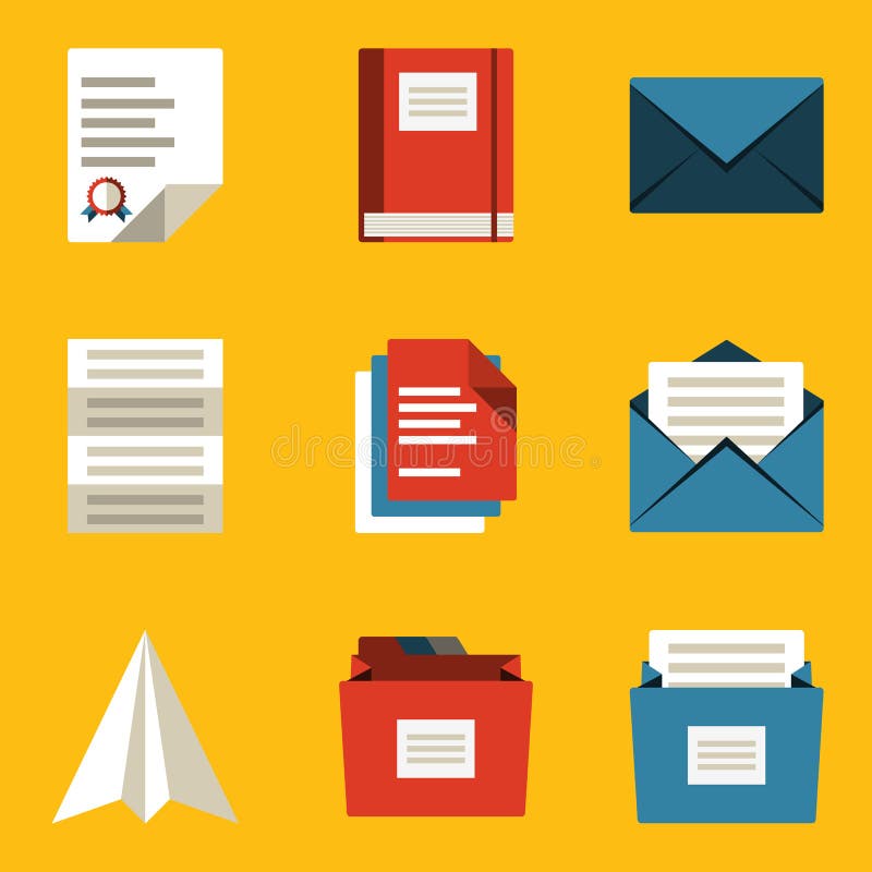 Flat icon set. Diamond stock illustration. Illustration of vector ...