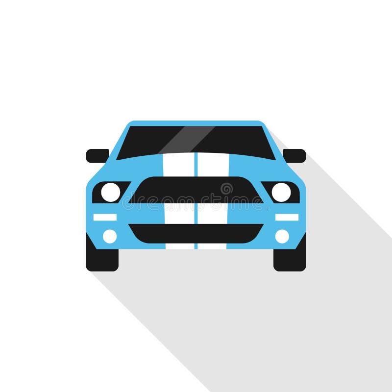 Flat Icons for Car Front,vector Illustrations Stock Vector ...