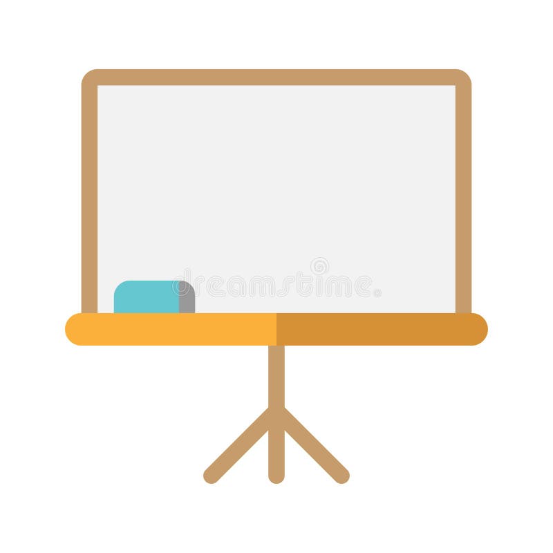 Whiteboard or Learning Board Icons. with Flat Style, Suitable for ...