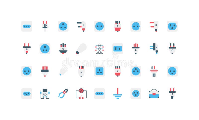 International Power Socket Stock Illustrations – 325 International ...