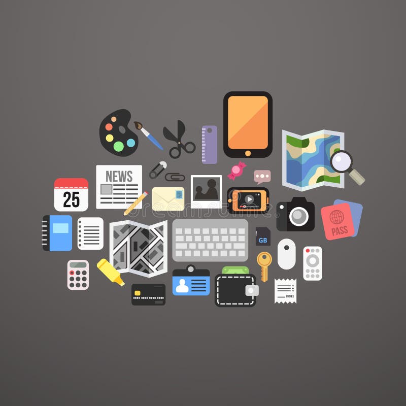 Personal Items Stock Illustrations – 20,477 Personal Items Stock ...