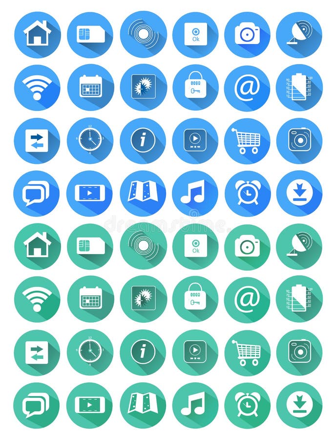 Google Products Applications Logo on a White Background. Google Icons ...