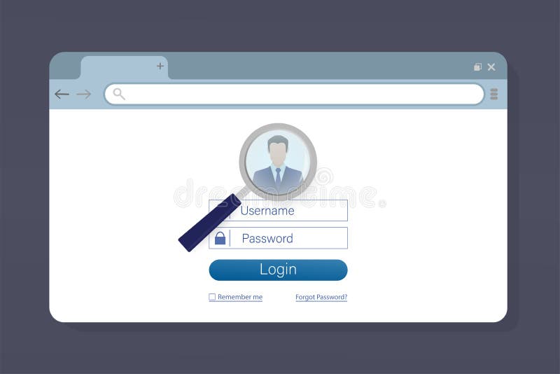 Blue Login Button. Cursor Icon. Arrow Icon. Web Banner. Web Template ...