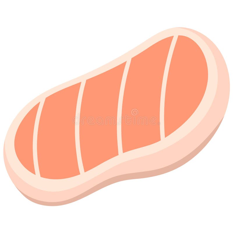 Flat Illustration of Food Icons, Fresh Beef Cuts Stock Vector - Illustration of icons, flat ...