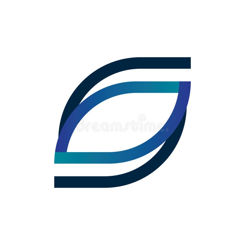 Blue Dynamic Logo stock vector. Illustration of construction - 103037943