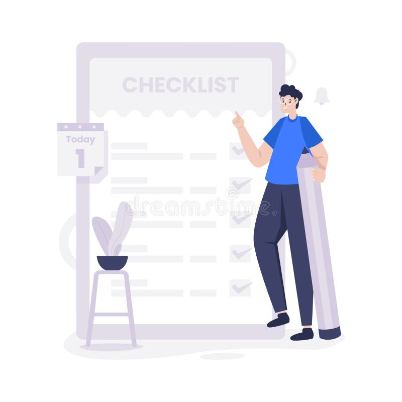Personal Cheklist Stock Illustrations – 2 Personal Cheklist Stock ...