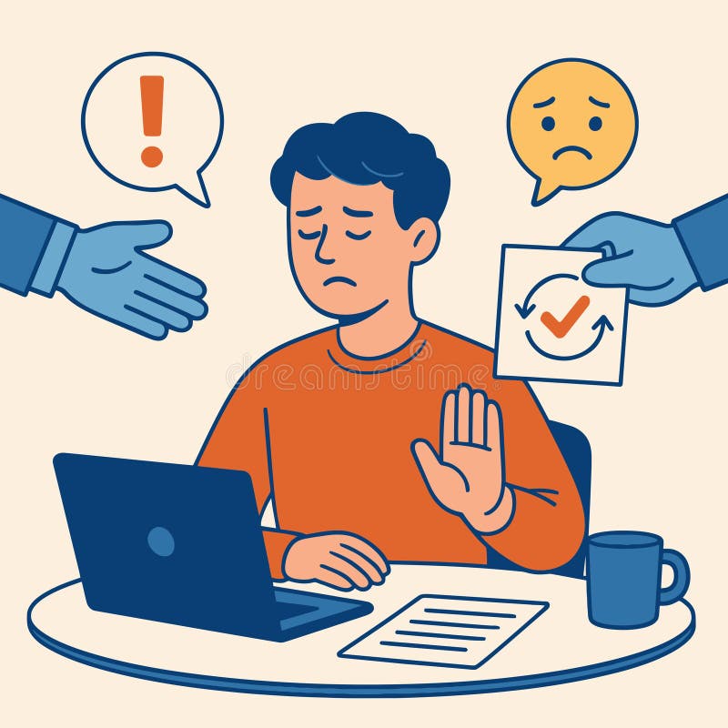 Recognizing Manipulation Vs. Real Request for Help Stock Illustration ...