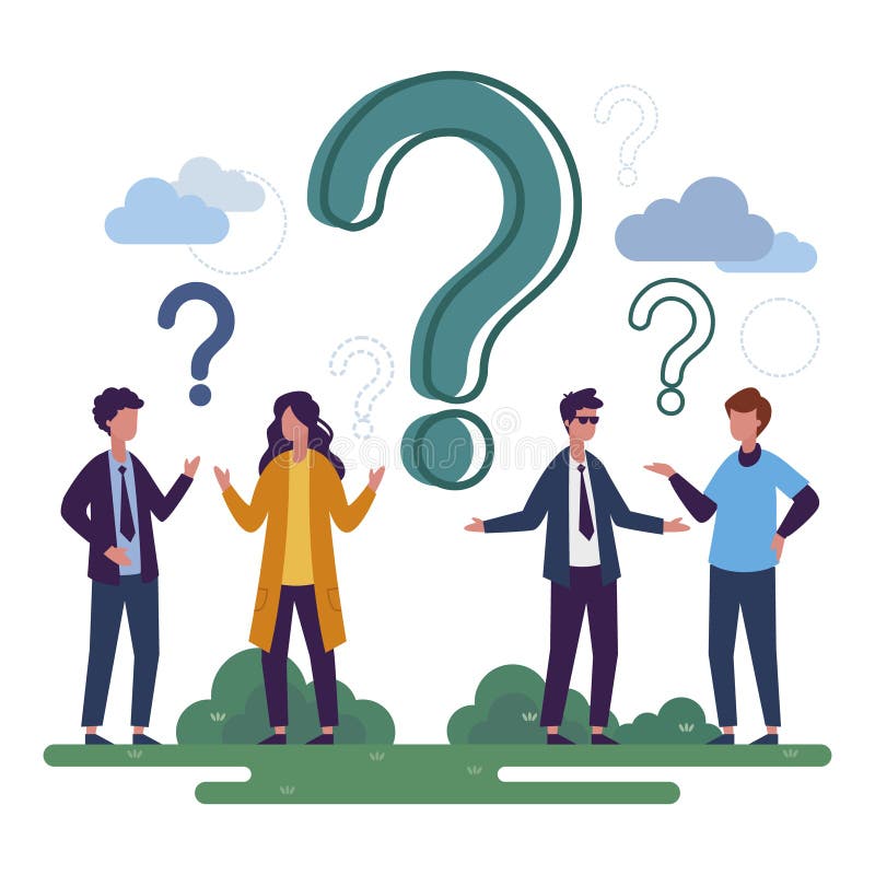 Asking Questions Stock Illustrations – 2,998 Asking Questions Stock ...
