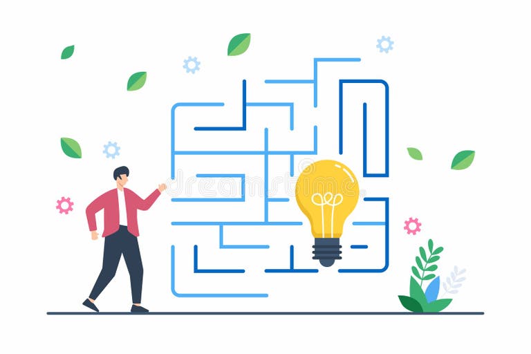 Maze Innovation Stock Illustrations – 1,767 Maze Innovation Stock ...