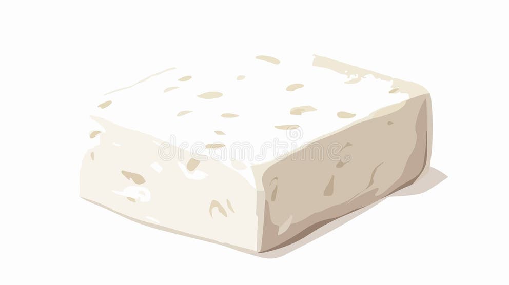 Modern Flat Style Illustration of Single Rectangular Piece Stock Vector ...