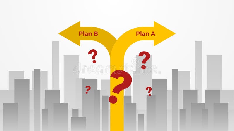 Flat Illustration of Two Arrows in Opposite Directions. Concept of ...