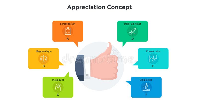 Flat Infographic Template stock vector. Illustration of banner - 196681852