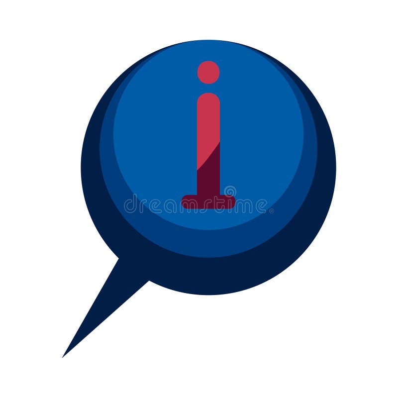 Flat information mark stock vector. Illustration of problem - 273093322
