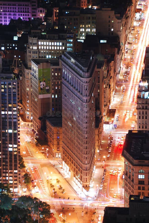 Flat Iron building editorial image. Image of aerial, architecture ...