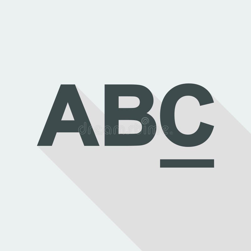 Add text flat icon stock vector. Illustration of search - 117824293