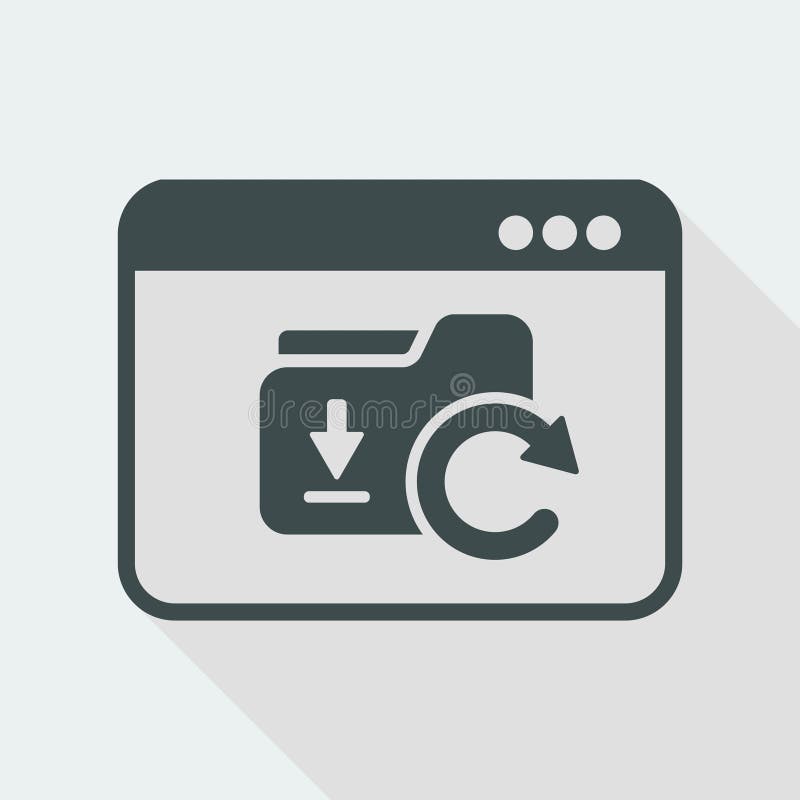 Application Updates - Vector Flat Minimal Icon Stock Vector ...