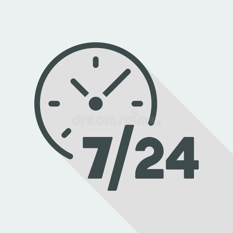 Always Available Services - Vector Web Icon Stock Vector - Illustration ...