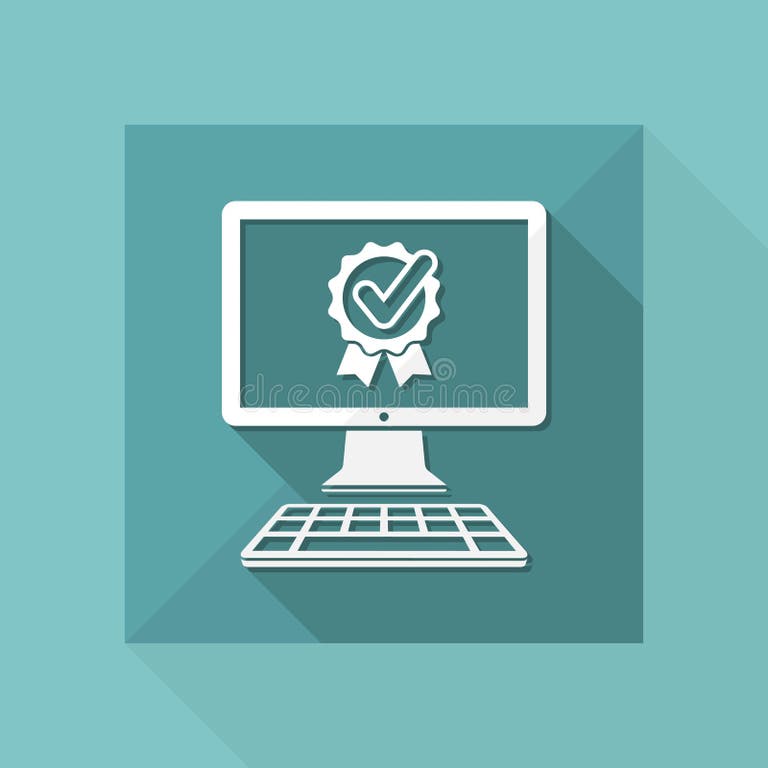 Best computer system icon stock vector. Illustration of rate - 119150271