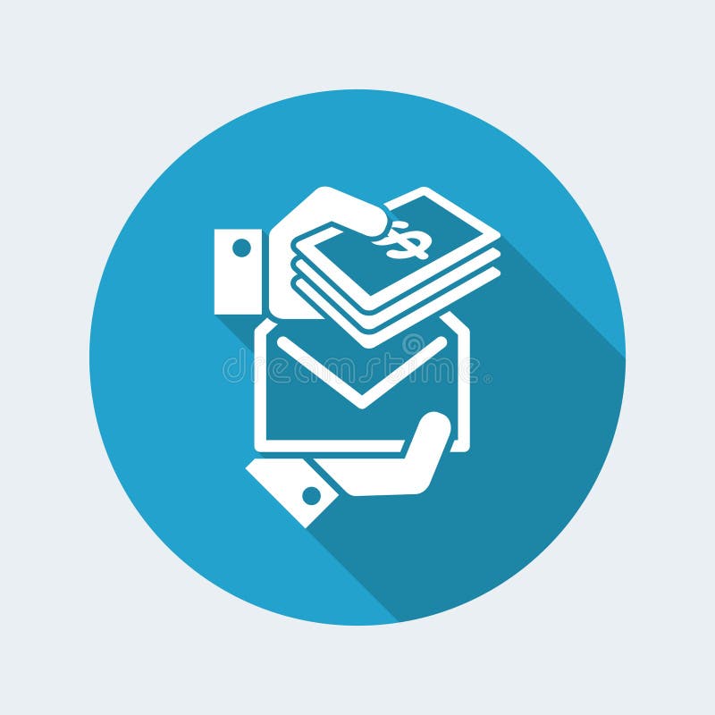 Bribe icon - Dollars stock vector. Illustration of bribery - 117168060