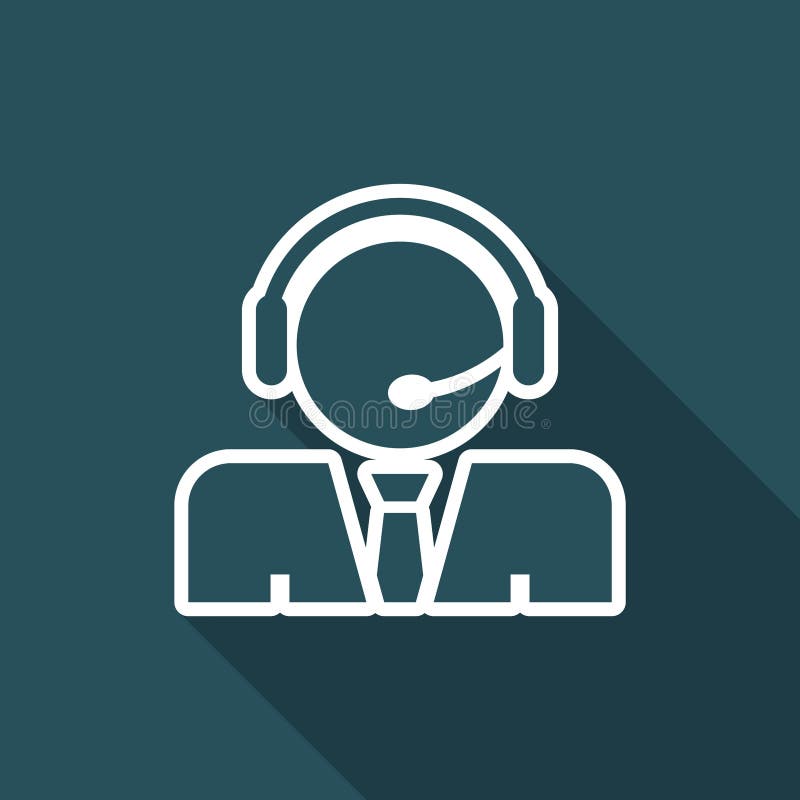 Call center icon stock vector. Illustration of hotline - 118529987