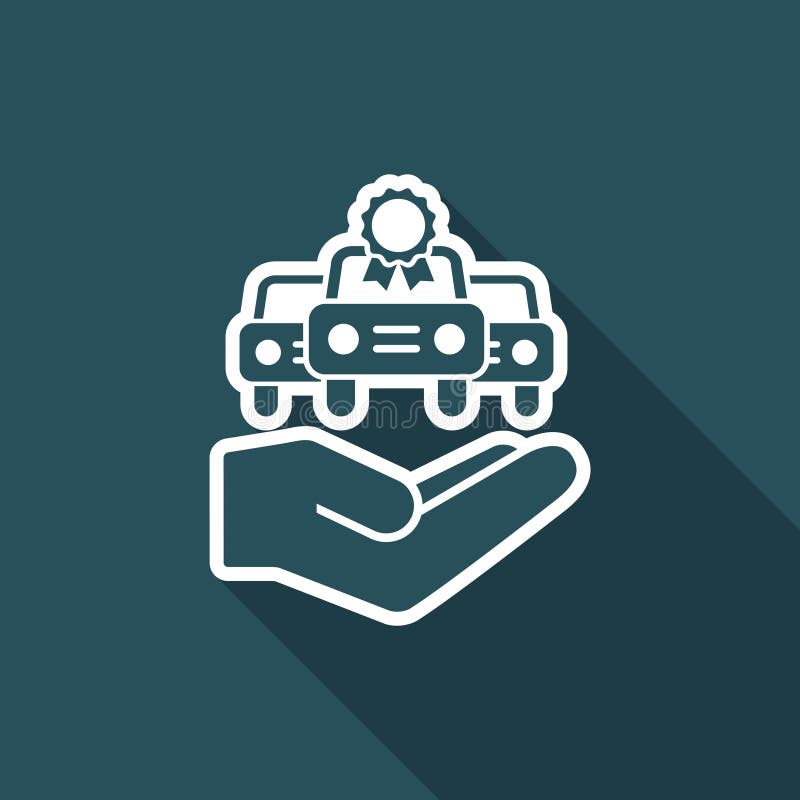 Car Certificate Concept - Vector Icon Stock Vector - Illustration of ...