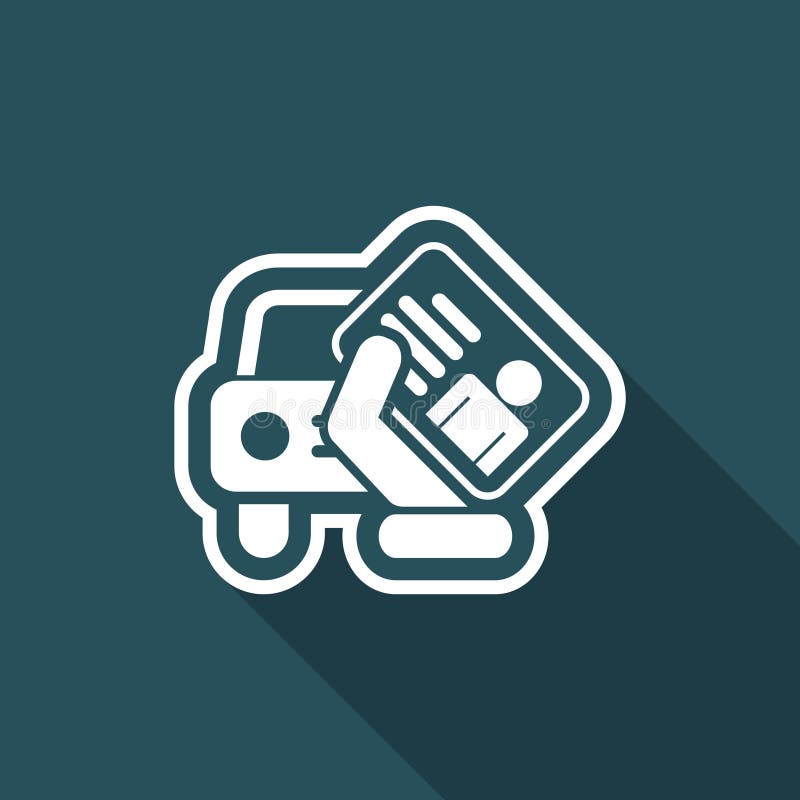Car document icon stock vector. Illustration of auto - 118519417