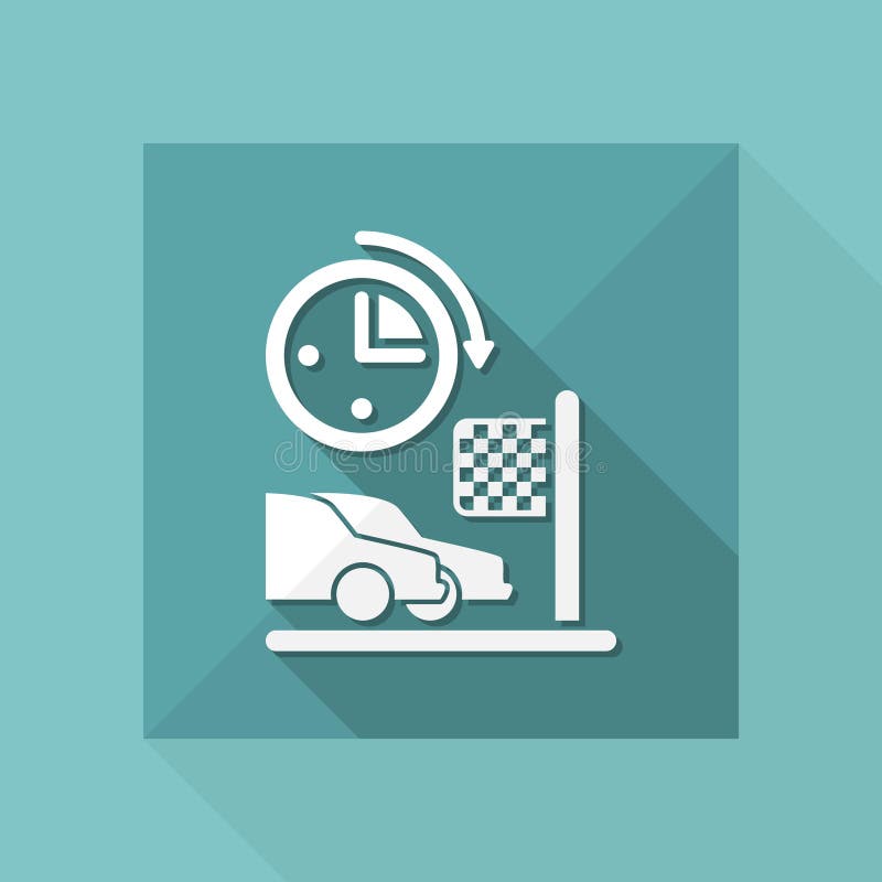 Race start icon stock vector. Illustration of road, indication - 96396000