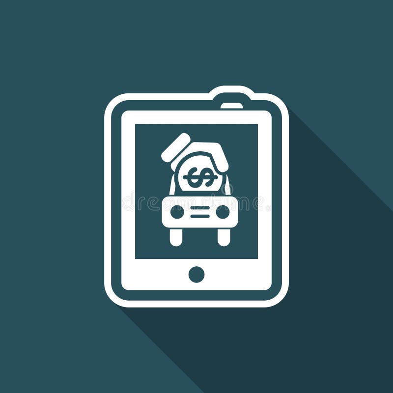 Car sales icon stock vector. Illustration of automotive - 118519569