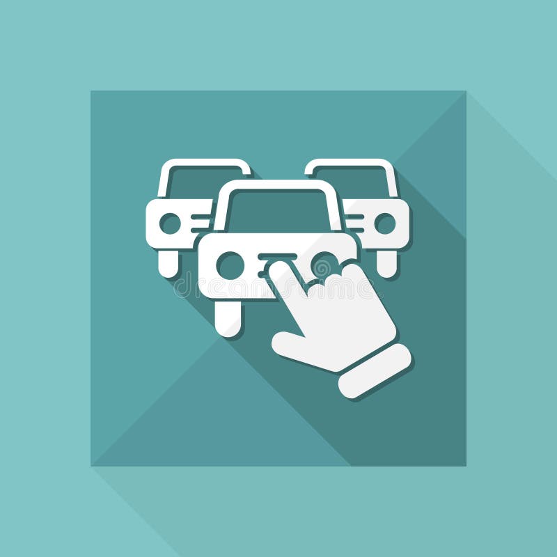 Car selection icon stock vector. Illustration of insurance - 119145746